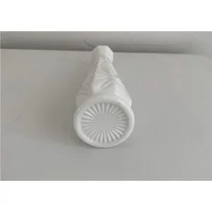 Vintage | Accents | Vintage Milk Glass Flower Vase Pinwheel Pattern 9 ...